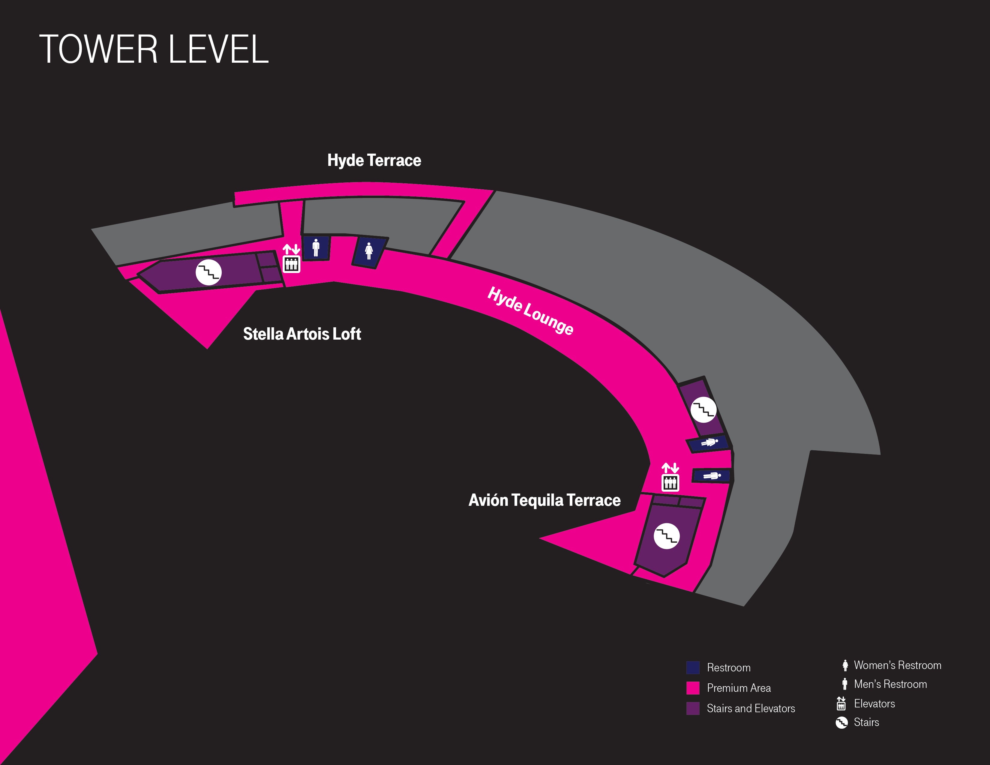 Concourse Maps | T-Mobile Arena