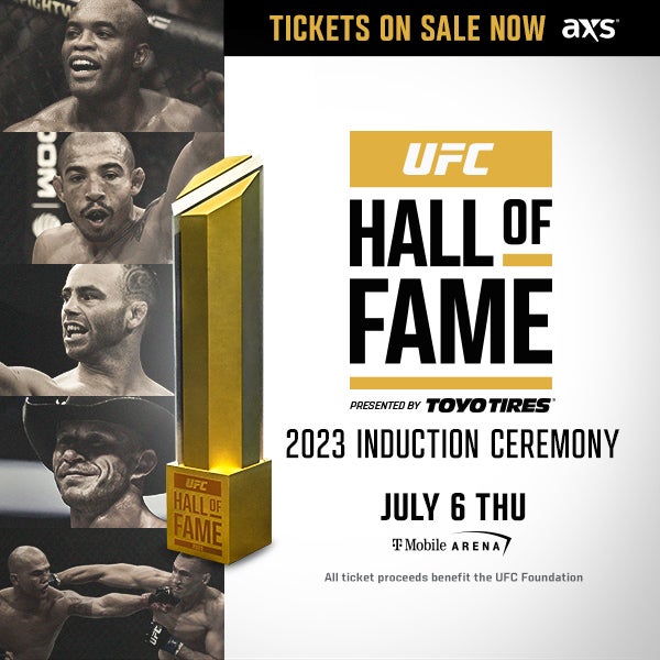 2023 UFC Hall of Fame Induction Ceremony | T-Mobile Arena
